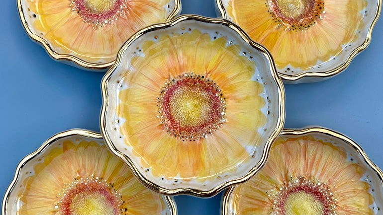 Vuvu Ceramics nature inspired pottery by artist Deana Coveney